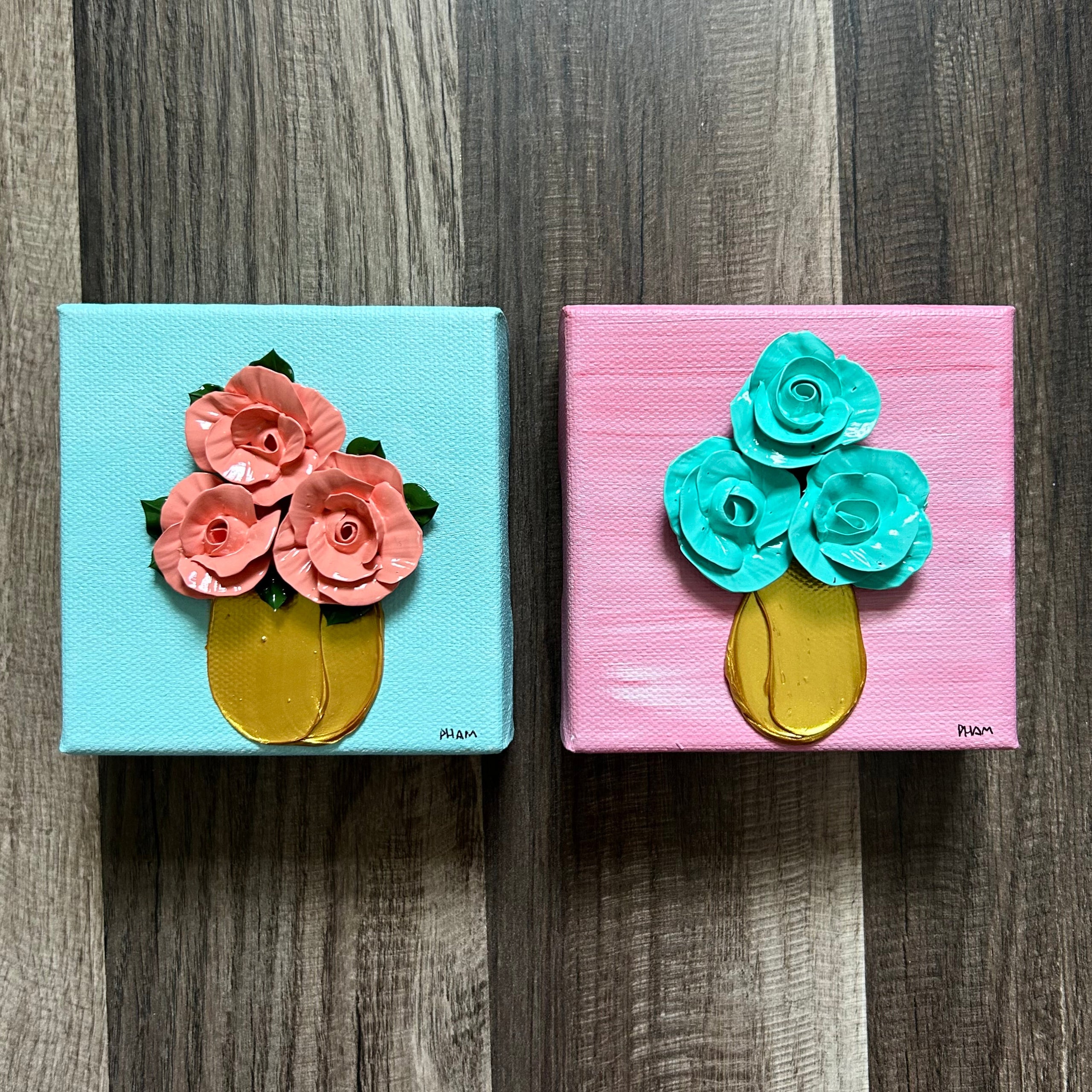 Mini Rose Bouquet | TOKKI DESIGN | Art by Brittni HaNa Pham